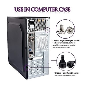 Computer Screw Assortment, Not Easily Deformed Computer Replacement Screw for Home