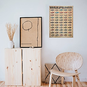 Room Decor Aesthetics NASCAR Cup Series Championship Racing Poster Wall Decor Wall Art Paintings Canvas Wall Decor Home Decor Living Room Decor Aesthetic 12x16inch(30x40cm) Unframe-Style