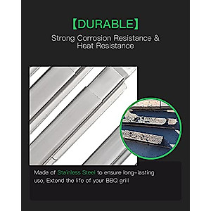 Dtong Universal Crossover Tubes,Replacement for Charbroil Advantage 463344116,463241113,463449914,Nexgrill 720-0830h and Others Most Grills Crossover. Adjust from 5in to 8in(3-Pack),6.18x2.4x2.13 in