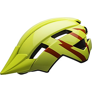 BELL Sidetrack II Youth Bike Helmet - Strike Gloss Hi-Viz/Red (2023), Universal Youth (50-57 cm)