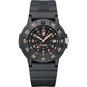 Luminox - Original Navy Seal XS.3001.EVO.OR - Mens Watch 43mm - Dive Watch in Black Date Function - 200m Water Resistant - Mens Watches - Made in Switzerland