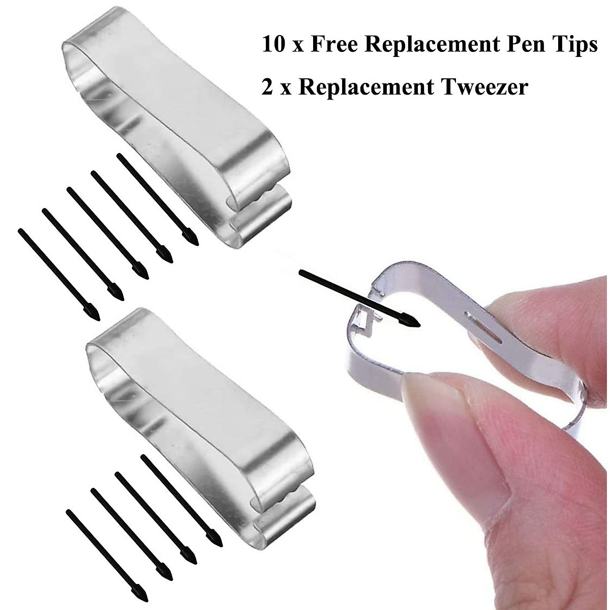 2 Pack S21 Ultra Pen Tip S7fe Stylus Tips Replacement Tab S6 Lite S7 Pen Tips Tab S8 Pen Nib with Tweezer for Samsung S22 Ultra Pen Tips