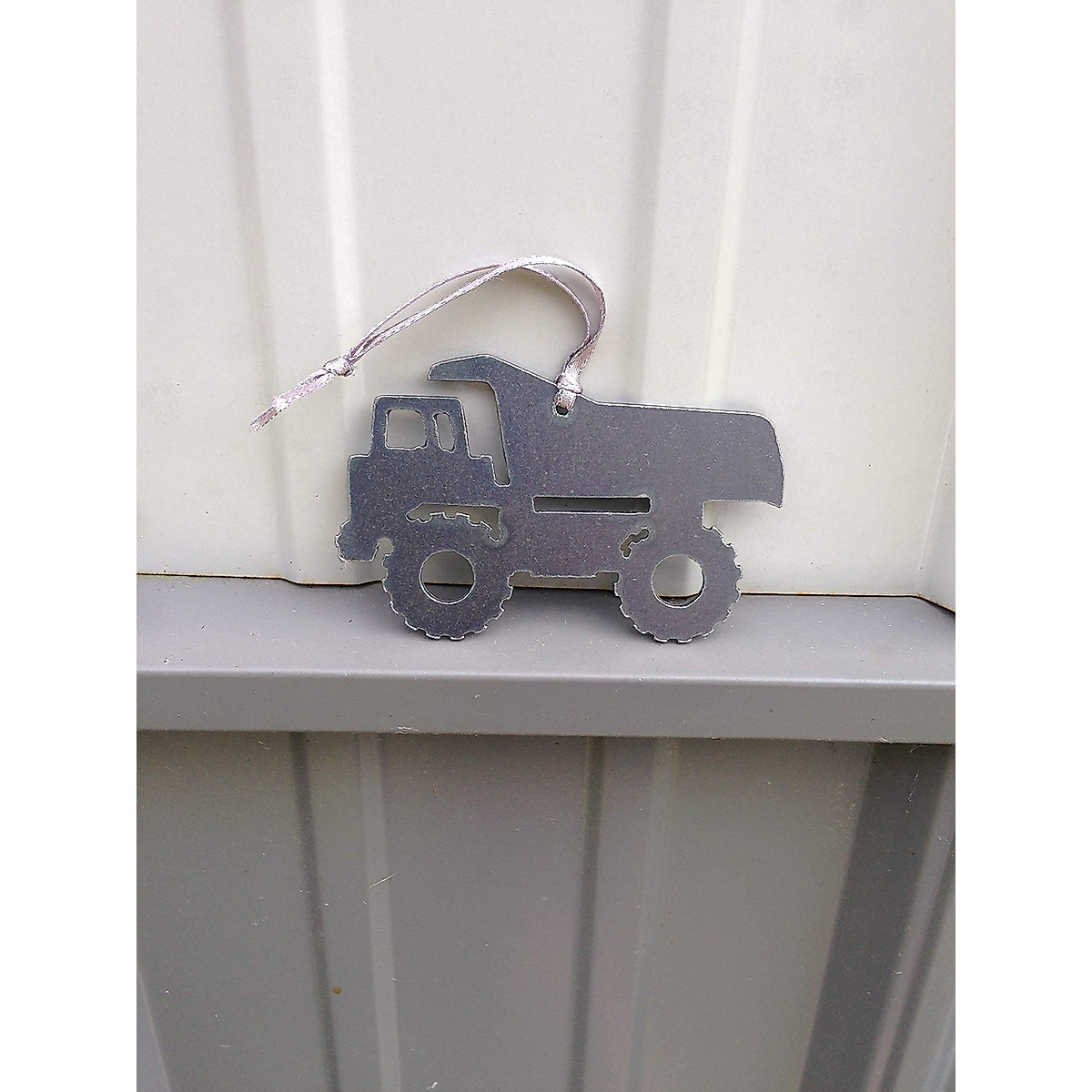 Dump Truck Metal Ornament