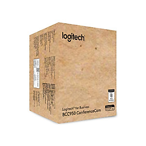 Logitech BCC950 Desktop Video Conferencing Solution, Full HD 1080p B23 Video Calling, Hi-Definition Webcam, Speakerphone with Noise-Reducing Mic, For Skype, WebEx, Zoom PC/Mac/Laptop/Macbook - Black