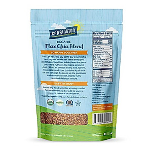 Carrington Farms Flax Chia Blend, Gluten Free, USDA Organic, 12 Ounce