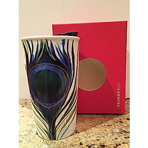 Starbucks Peacock Feather Double Wall Traveler, 12 Fl Oz (11051477)