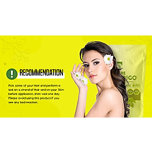 Henna Cosmetics Indigo Powder Natural Hair Dye Kit | Organic Black 100 Grams (3.52 Ounces)