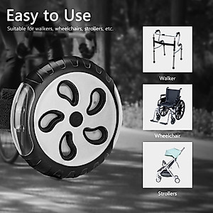 Suranew Stroller Lights 2 Pack LED Stroller Lights with White Red Light, Stroller Accessories, Waterproof Flash for Strollers, Walkers, Wheelchair Balance Cars Outdoor Night Use