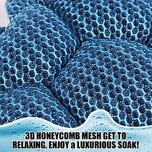 ANSLCA Hot Tub Scum Absorber, 2 Pack Scum Turtle Hot Tub Cleaner Hot Tub Sponges to Soak up Oils- Must Have Hot Tub Accessories for Adults Hot Tub Scum Sponge- Keeps Your Hot Tub Water Clean and Clear