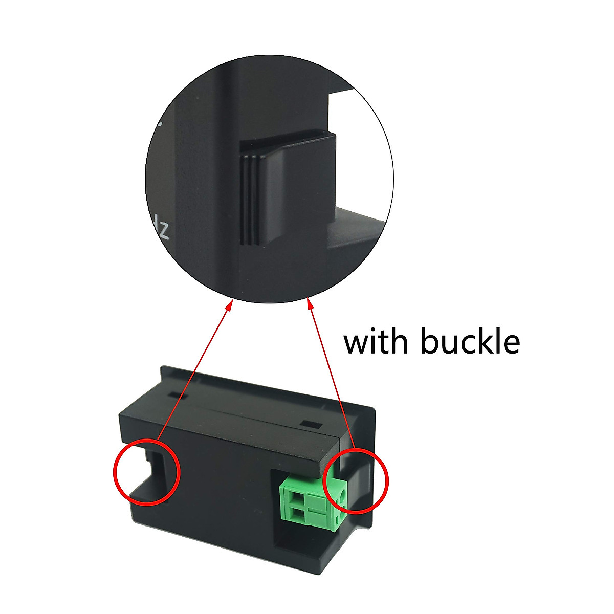 Proshopping Digital AC Voltage Frequency Meter, AC 80-500V Voltmeter 45-65Hz Frequency Counter, LED Display Voltage Gauge, Mini Volt Hz Monitor Tester, High Voltage Panel Indicator -for Generator, RV