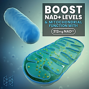 HPN Supplements NAD3 NAD+ Booster | Size 2 Month Supply | Clinically Proven & Independently Tested - Metabolic Repair | 312 mg/ Serving - 120 Capsules