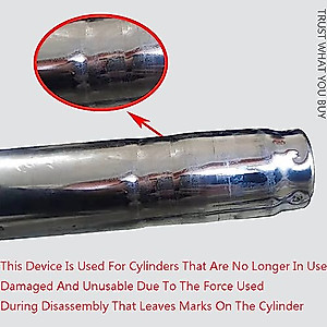 Gjpwyfdc Office Chair Cylinder Replacement Tool, Chair Base Removal Tool, Suitable for Office Chairs That Have Been Used for A Long Time. (Black-Big)