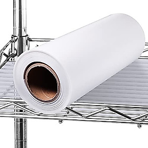 Heavy Duty Wire Shelf Liner Pantry Shelving Wire Shelf Cover for Wire Shelves, Hard Plastic Shelves Prevent Spills in Closet, Garage, Kitchen, Cabinets (Clear, 14Inch x 32.8Ft)