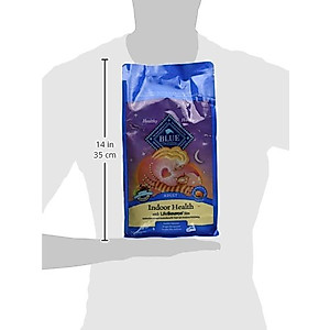 Blue Buffalo Tastefuls Adult Dry Cat Food Indoor Cat Formula, Made in the USA with Natural Ingredients, Chicken & Brown Rice Recipe, 3-lb. Bag