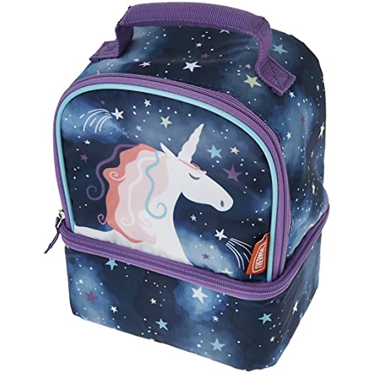 THERMOS Non-Licensed Dual Compartment Lunch Box, Space Unicorn
