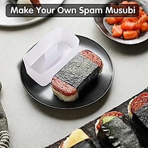 Spam Musubi Mold, 2 Pack Musubi Maker Press, Make Your Own Hawaiian Spam Musubi at Home, BPA Free, Non-Stick, The Original Musubi Mold Used in Hawaii restaurants !!!
