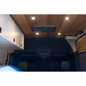 VanEssential Magnetic Insulated Roof Vent Sun Cover for MaxxAir Fan, Fantastic Fan 16.5" x 16.5" (CHARCOAL GRAY)