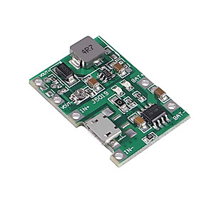 AITRIP 6PCS 2A USB 18650 Lithium Li-ion Battery Charger Module Boost 3.7V to 5V 9V 12V Adjustable DC-DC Step Up Boost Module TP4056 DIY Kit Parts
