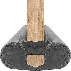 BKSAI Door Draft Stopper for Doors 29-35" No Adhesive Draft Stopper for Bottom of Door Draught Excluder Under Door Wind Blocker Reduce Noise Draught Excluder Sweep Sound Proof(Grey)