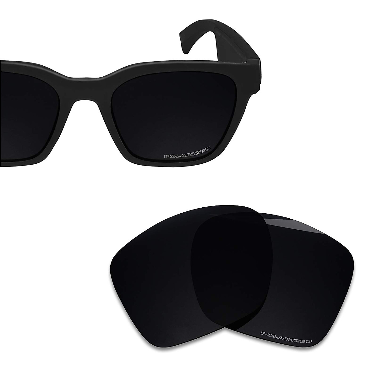 BLAZERBUCK Polycarbonate Polarized Replacement Lenses for BOSE Alto M/L BMD0006 Sunglasses - Black