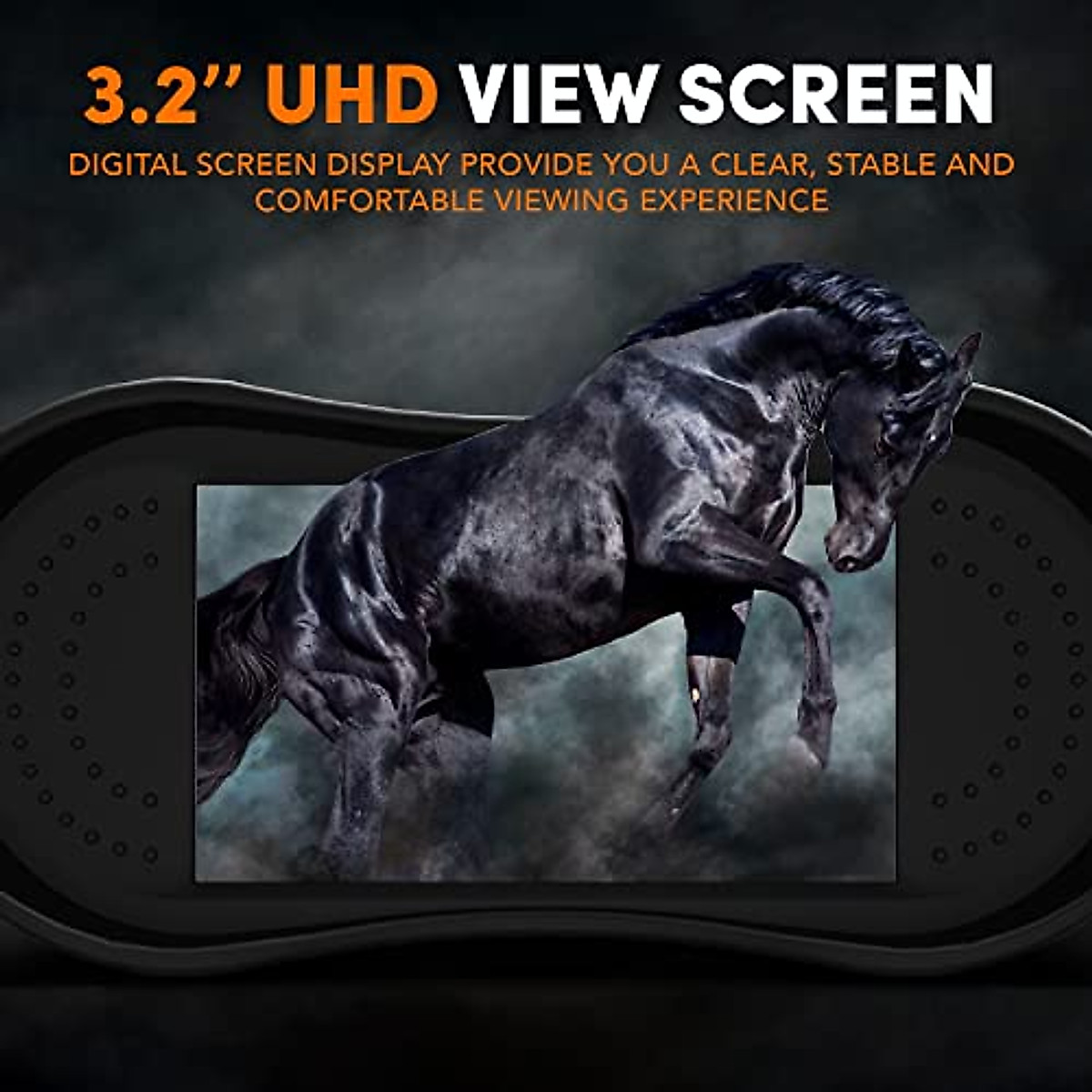 GTHUNDER Night Vision Binoculars - 4K Rechargeable Infrared Digital Night Vision Goggles with Distant Night Visible Range - 32GB TF Card for Media Storage—Perfect for Adventure and Surveillance