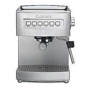 Cuisinart EM-200NP1 Programmable 15-Bar Espresso Maker, Stainless Steel