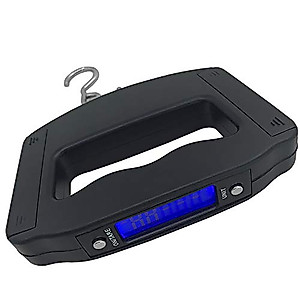 AFUNTA 50Kg 10g LCD Home Electronic Digital Portable Hanging Weight Hook Travel Luggage Scale