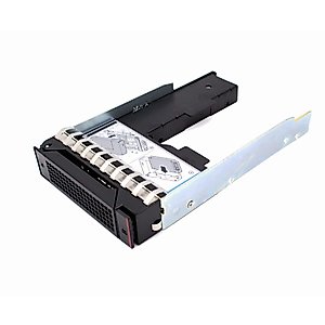 2.5" Adapter Tray FRU00FC28+3.5" SAS/SATA Hard Drive Caddy Tray Sled 03T8898 for Thinkserver RD650 RD550 RD450 RD350 server by BTHEBKRS