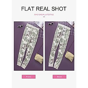 Dokotoo Womens Fashion Casual Summer Front Roomy Pockets Army Drawstring Elastic Waist Cotton Comfy Jogging Pants Jogger Pants Sweatpants S