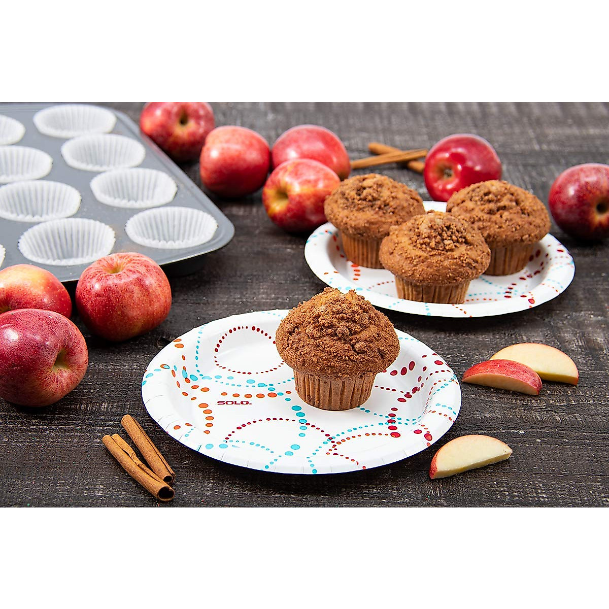 Solo Any Day Paper Plates, 8.5 Inch, 360 Count