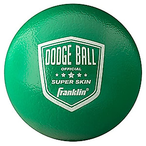 Franklin Sports Dodgeball Ball Set – Superskin-Coated Foam Balls for Playground Games – Small Dodgeballs for Gymnasium Games – Easy-Grip Foam Balls – Won’t Shred or Tear for Hours of Fun (pack of 6)