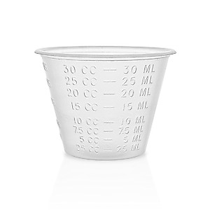 Eight30east - 200ct 1oz Disposable Graduated Medicine Cups, Non-Sterile, for Mixing and Measuring Resin, Epoxy, Oils, Paint, Cooking, Stain, and more