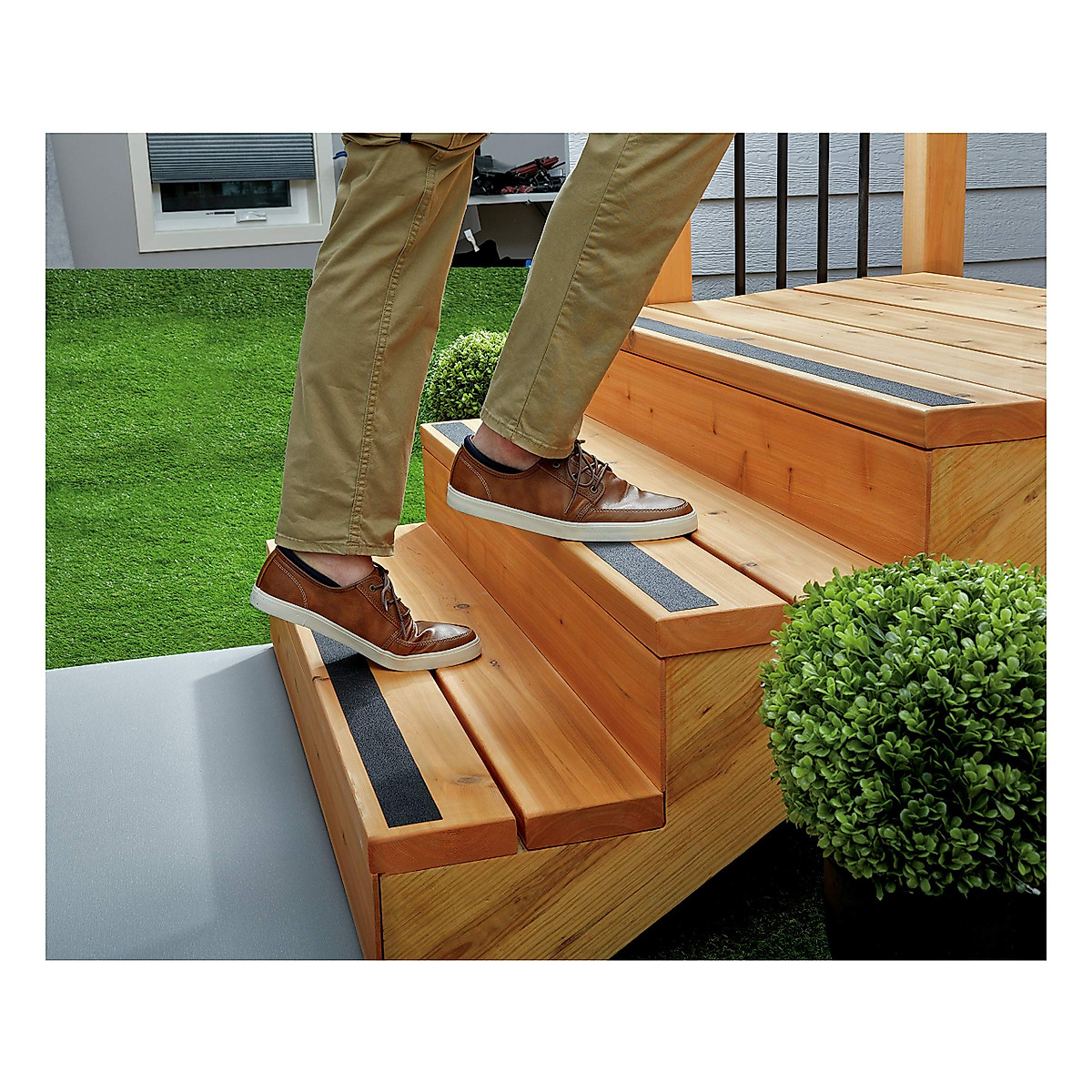 3M Safety-Walk Slip Resistant Tape Heavy Duty, 2 in x 60 ft, Anti-Slip Tread, Adhere Without Wrinkling, Curling, Tearing, Shrinking or Lifting, Self-Adhesive Backing, Quick & Easy Application (7732)