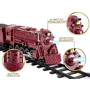 Lionel Polar Freight Ready-to-Play Battery Powered Model Train Set with Remote