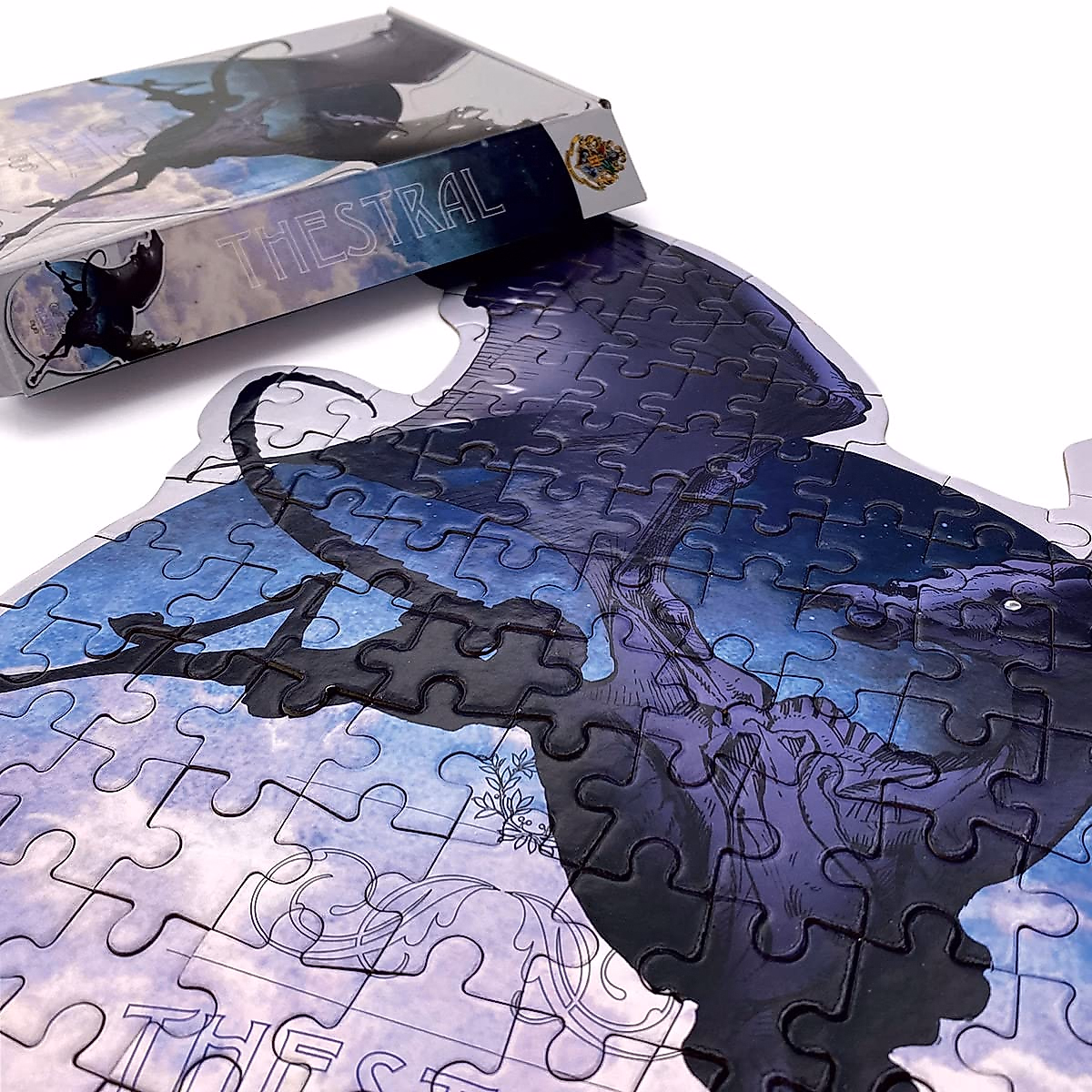 Paper House Productions Harry Potter Set of Four 120-piece Mini Puzzles in Storage Box - Magical Beasts