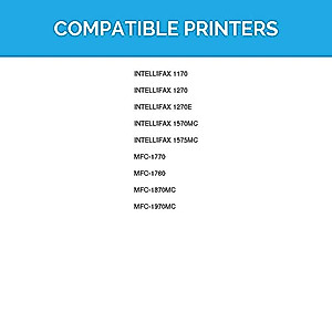 LD Compatible Fax Cartridge with Roll Replacement for Brother PC201 (2-Pack)