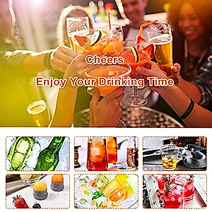 Ice Ball Maker Mold,Large Whiskey Bourbon Ice Cube Round Mold Sphere Tray for Whiskey Cocktails (3 Pack) Black