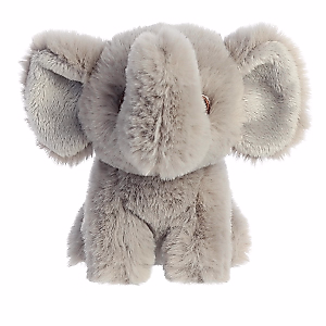 Aurora® Eco-Friendly Eco Nation™ Mini Elephant Stuffed Animal - Environmental Consciousness - Recycled Materials - Gray 5 Inches