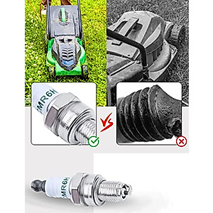 Haishine 3 Pack CMR6H Spark Plugs, NGK (3365) Carded Spark Plug OEM Replacement Parts Fits for Stihl FS90 FS100 FS110 HL90 HL110 HT100 KM90 BR500 Trimmer Weedeater