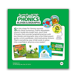 Scholastic Laugh-A-Lot Phonics: Blends & Digraphs (Parent Pack) Boxed Set, Paperback, 12 per Pack (SC-736582)