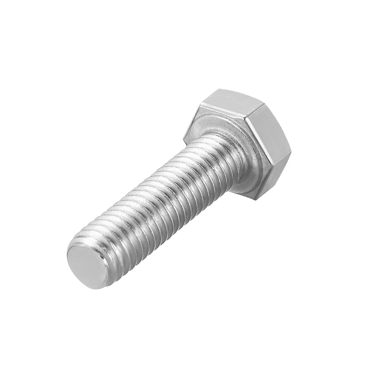 uxcell M8x30mm Hex Bolts 304 Stainless Steel Hexagon Screw Bolt 5pcs