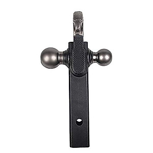 Reese Towpower 7095620 Tactical Towing Tri-Ball Ball Mount with Pewter Tow Hook