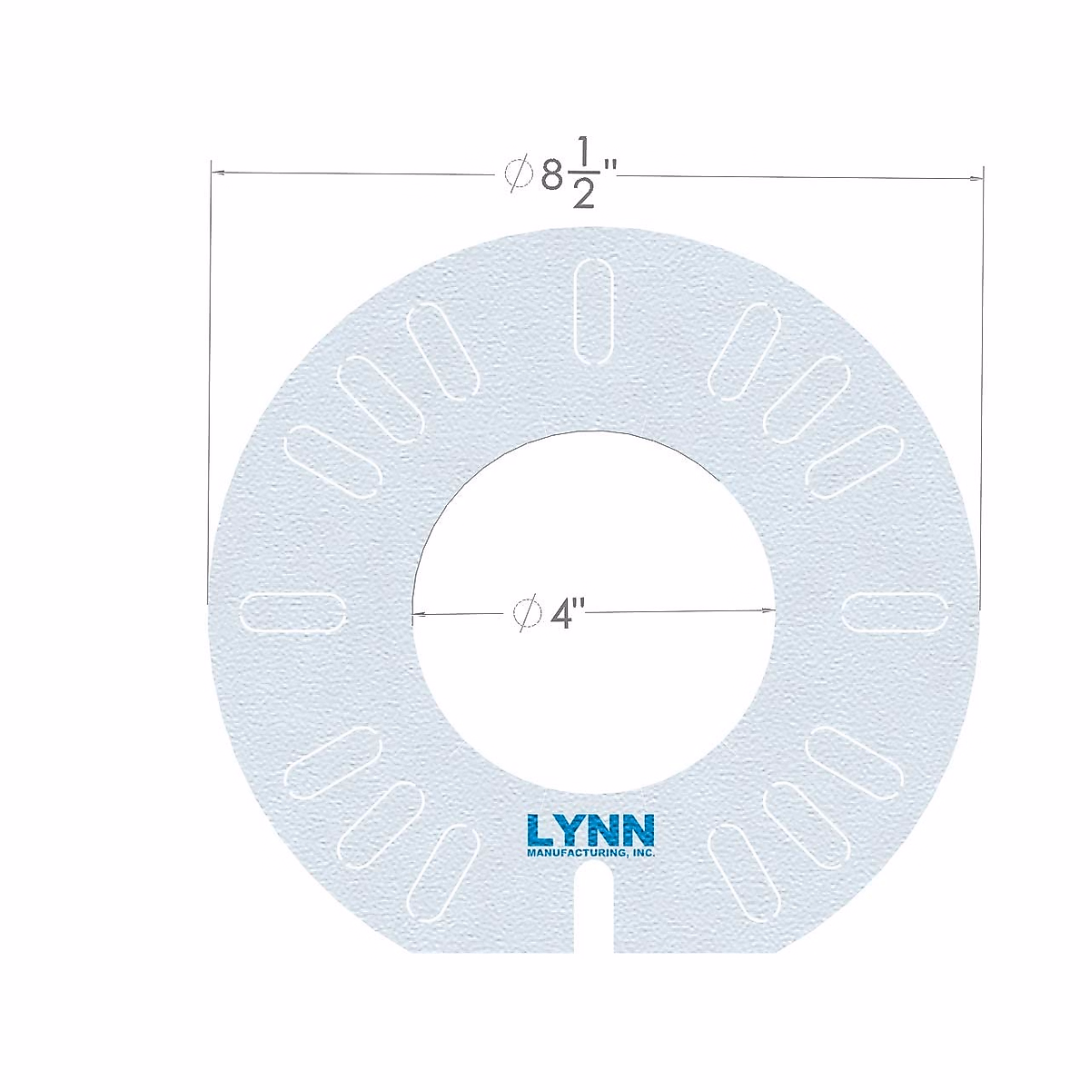 Lynn Manufacturing Replacement Burner Mounting Gasket, Universal & Beckett 4'', 9550