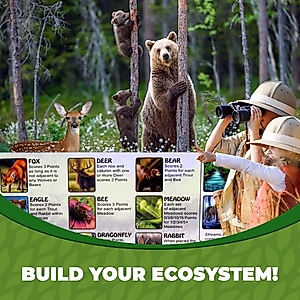Ecosystem - A Family Card Game about Animals, their Habitats, and Biodiversity - Card Game for Kids 10+ and Adults - Family Games - Kids Board Games for Environmental Science Class - Fun Board Games