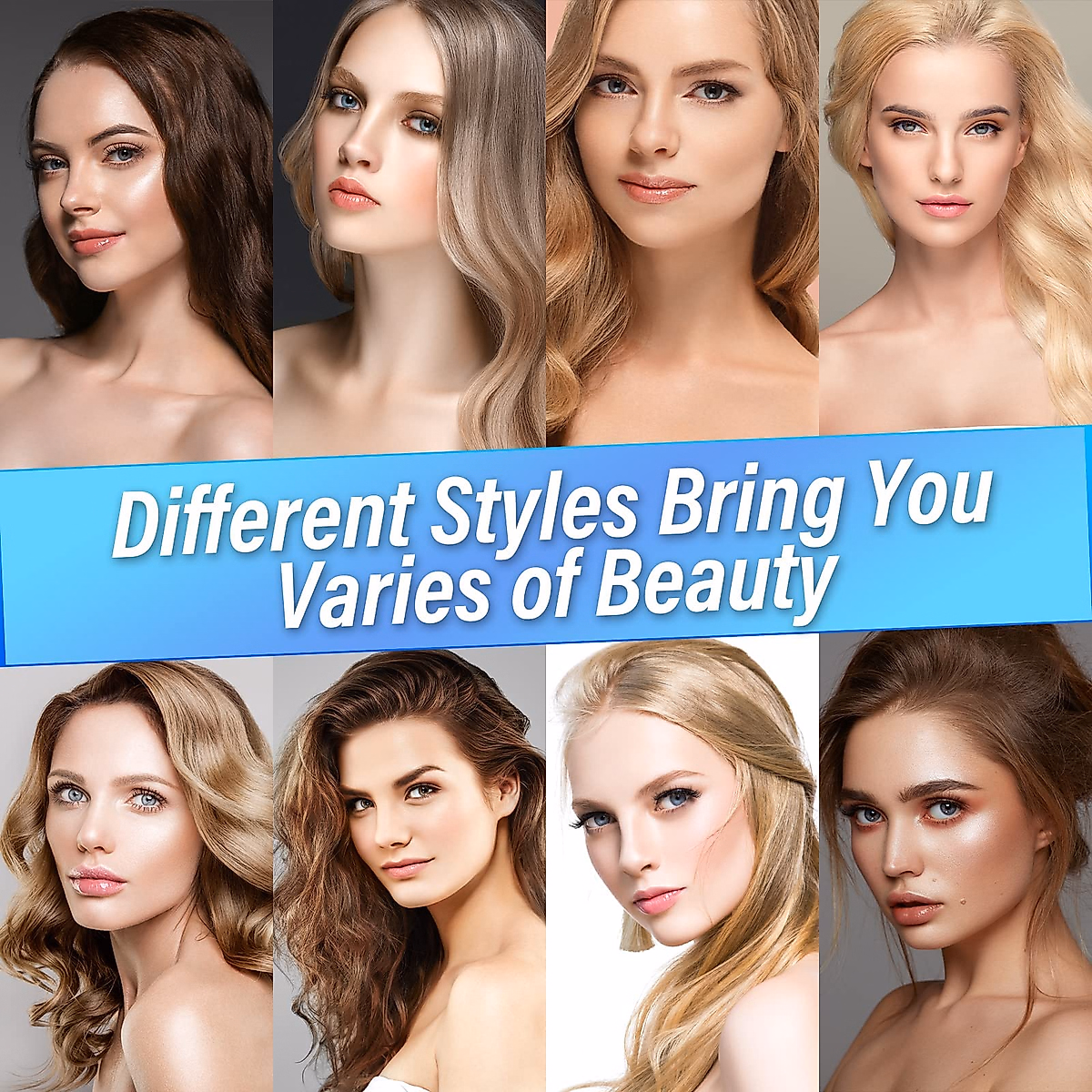 EARLLER Natural Magnetic Eyelashes with Eyeliner, (Dpair)