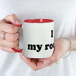 CafePress I Love My Roommate Mug Ceramic Coffee Mug, Tea Cup 11 oz