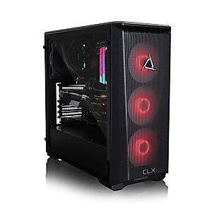 CLX Set VR-Ready Gaming Desktop - Liquid Cooled AMD Ryzen 9 5900X 3.7Ghz 12-Core Processor, 32GB DDR4 Memory, GeForce RTX 3070 8GB GDDR6 Graphics, 960GB SSD, 4TB HDD, WiFi, Windows 11 Home 64-bit