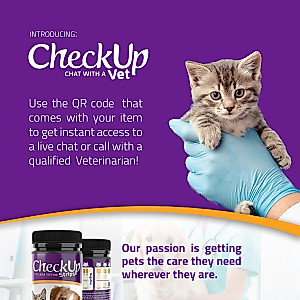 KIT4CAT CheckUp Glucose Urine Testing Strips for Cats and Dogs - Detection of Glucose Levels x 50