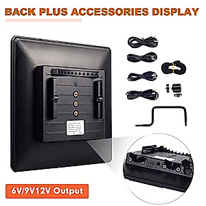 X-TRACKER Trail Camera Solar Panel, 10W Solar Panel Battery Charger Kit 12V/9V/6V with Build-in 25000mAH Rechargeable Lithium Battery IP66 Waterproof Hunting Accessory (Weather Resistant)