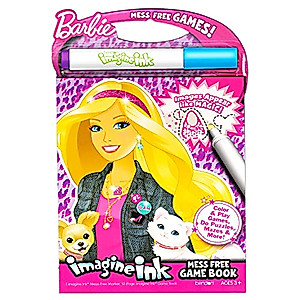 Barbie Imagine Ink No Mess Coloring Book Art Relaxation Set ~ Barbie Coloring Book Set with Deluxe Art Set (Barbie Coloring Books)